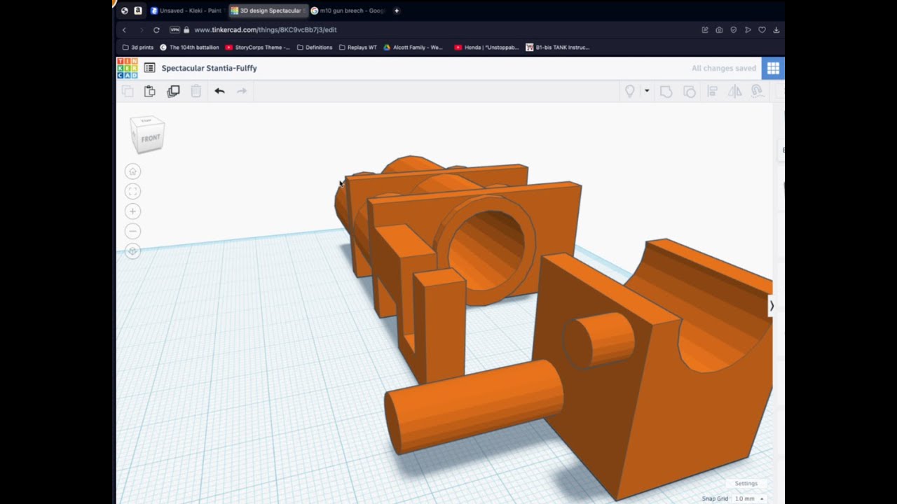 Making the STL Files for a Tank Gun Breech - YouTube