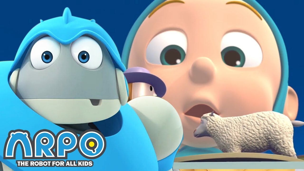 Arpo the Robot | Sneezing Baby | Cartoon Compilation | Funny Cartoons ...
