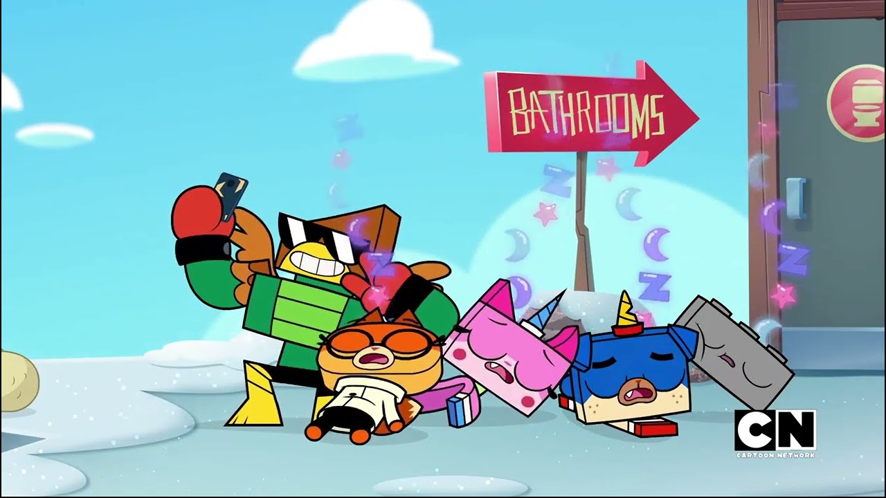 Unikitty! - Hawkodile Takes A Selfie While His Friends Are Asleep - YouTube
