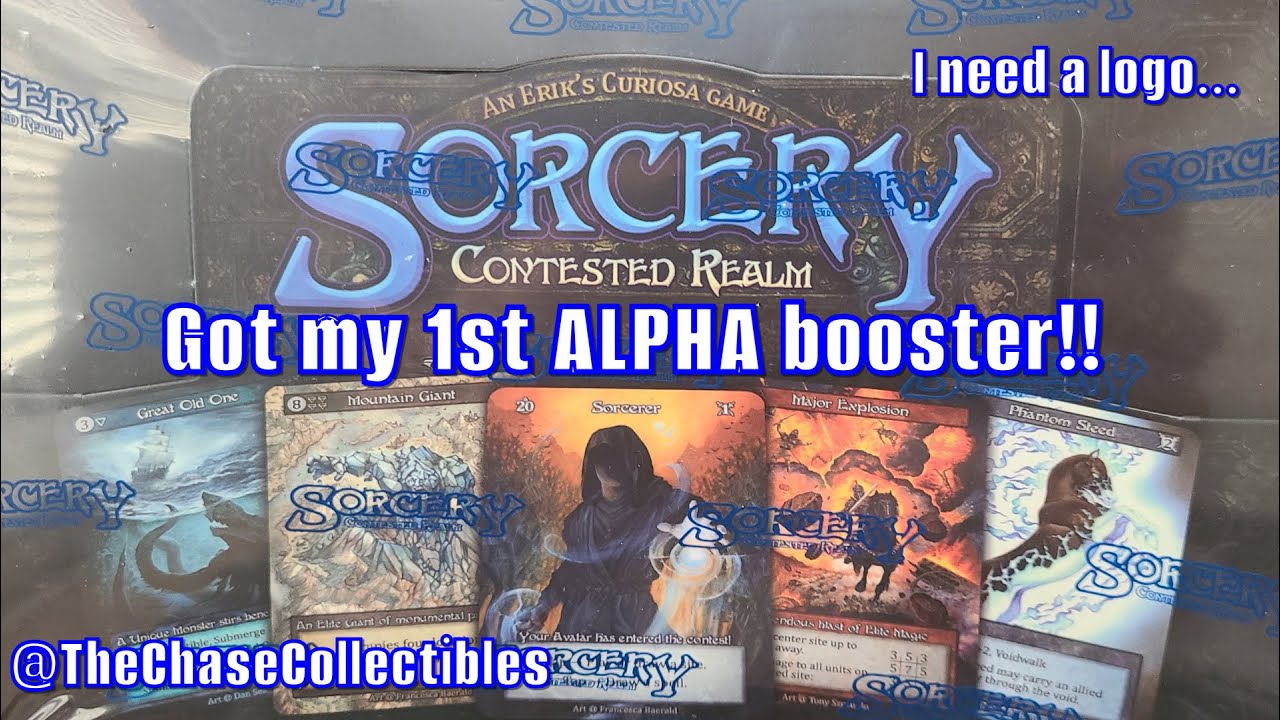 My first Sorcery Contested Realm Alpha Box Arrived! - YouTube