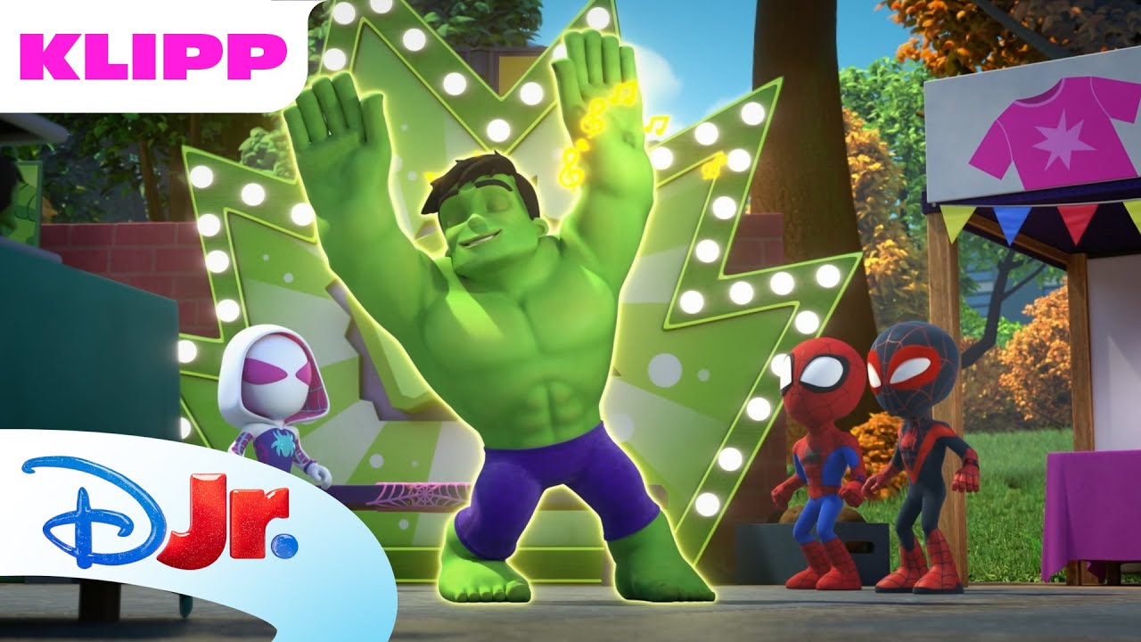 Hulk kan ikke stoppe å danse | Spidey og hans fantastiske venner ...