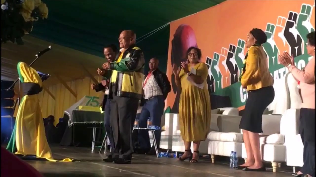 Song, dance and praise at president Jacob Zuma's birthday bash - YouTube