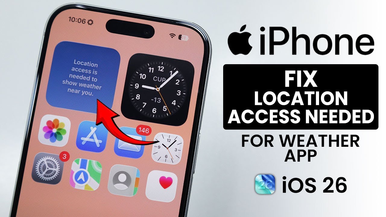 [iOS 26] Location Access Needed for Weather App on iPhone - Here's Fix ...