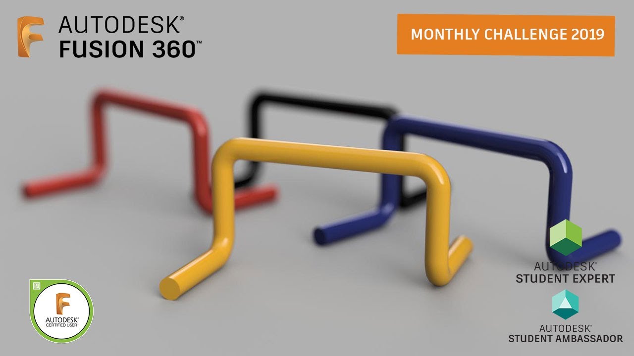 Fusion 360 Monthly Challenge August 2019 - YouTube