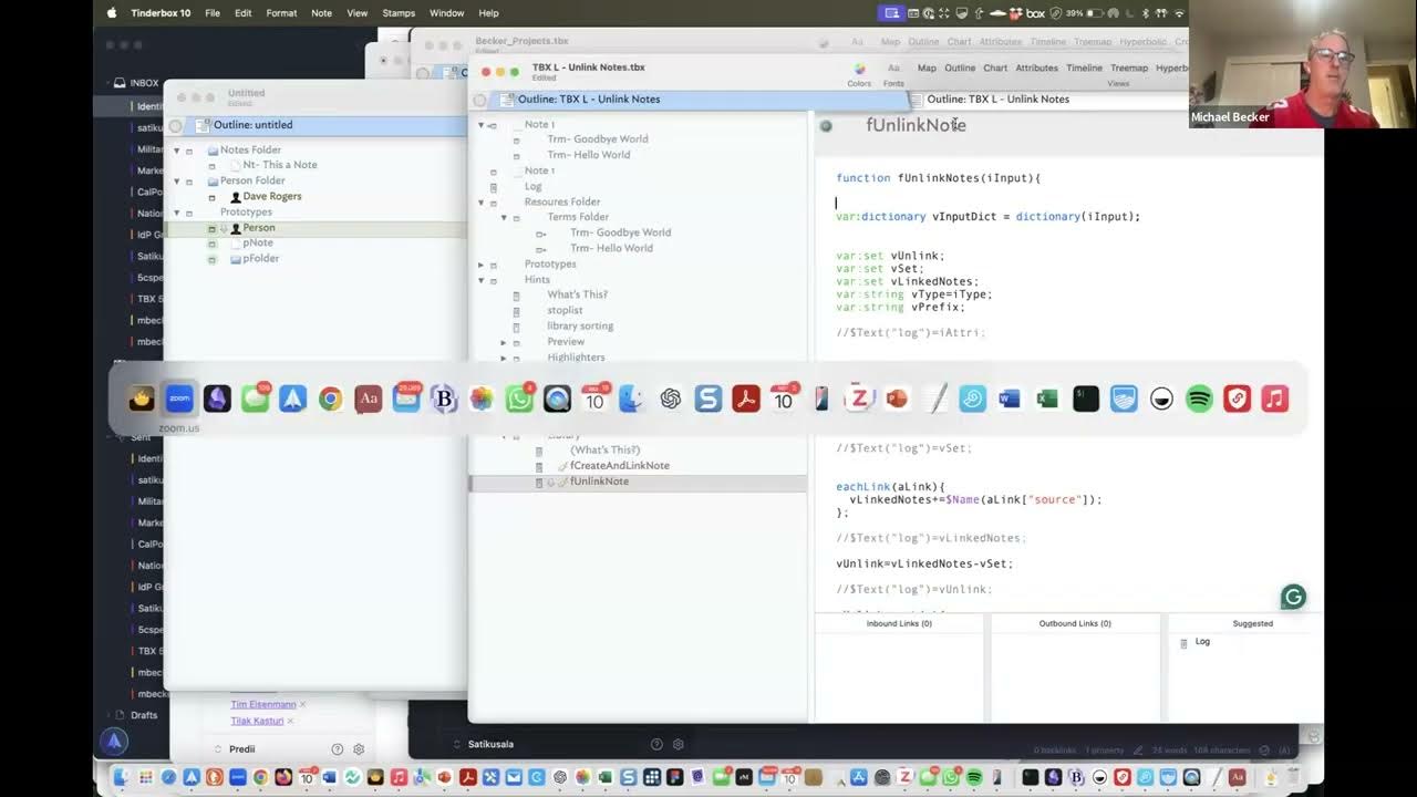 Tinderbox Lesson, Nov. 10, 2024 (Video): Bitwise Or Operator and Action Code Demos - YouTube