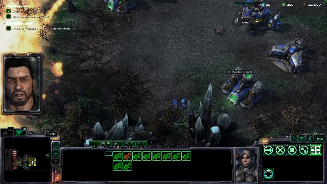 Starcraft 2 Wings of liberty campaign: Artifact 4 (Supernova)- Brutal ...
