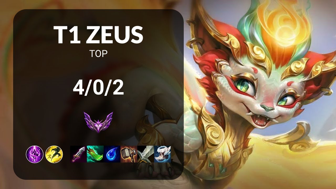 T1 Zeus Smolder vs Rumble TOP - KR Patch 14.17 - YouTube