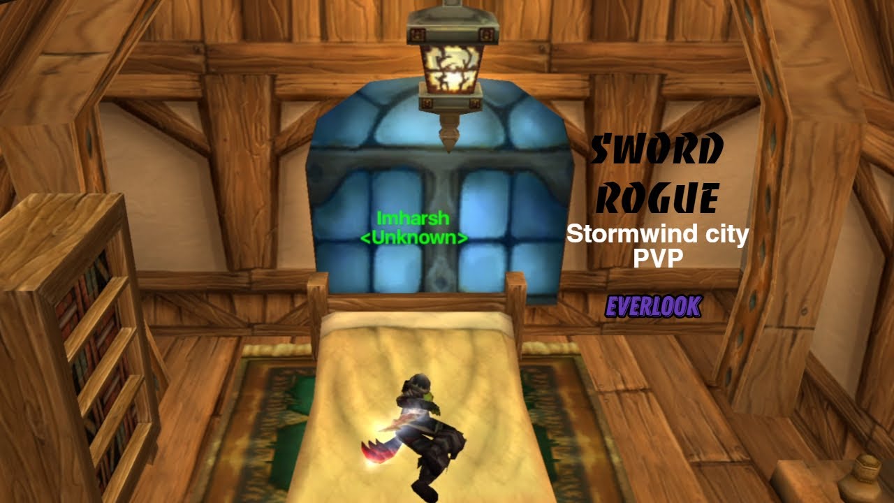 Classic WoW Rogue PvP - Stormwind City is NOT SAFE - YouTube