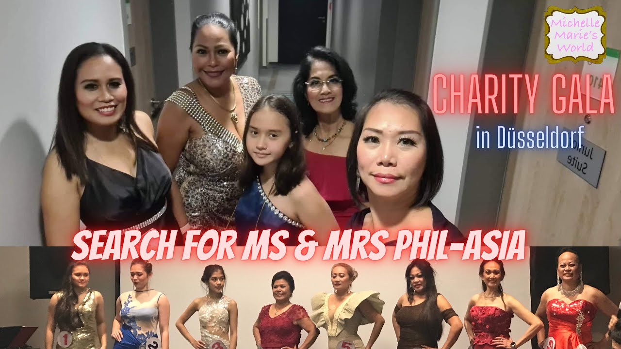 Charity Gala || Search for Ms & Mrs Phil-Asia 2022 || Phil-German Vlog ...