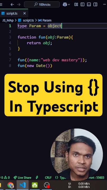 Stop Using {} in TypeScript! #shorts #typescript - YouTube