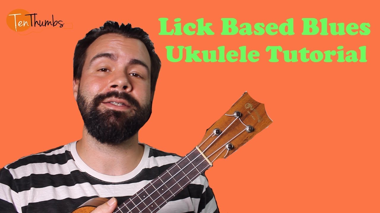 SRV style lick based blues - Ukulele blues tutorial - YouTube