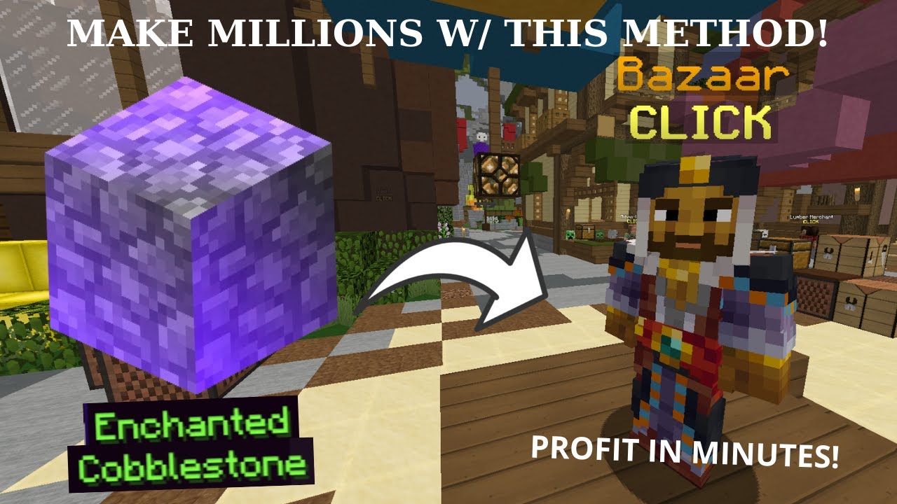 BEST ITEM TO BAZAAR FLIP! Beginner Money Making Method! | Hypixel ...