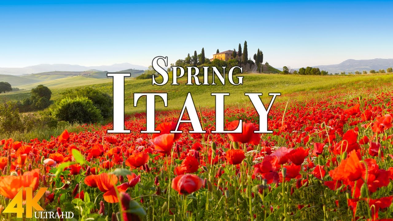 Spring Italy 4K Ultra HD • Explore Beautiful Spring Italy, Relaxation ...