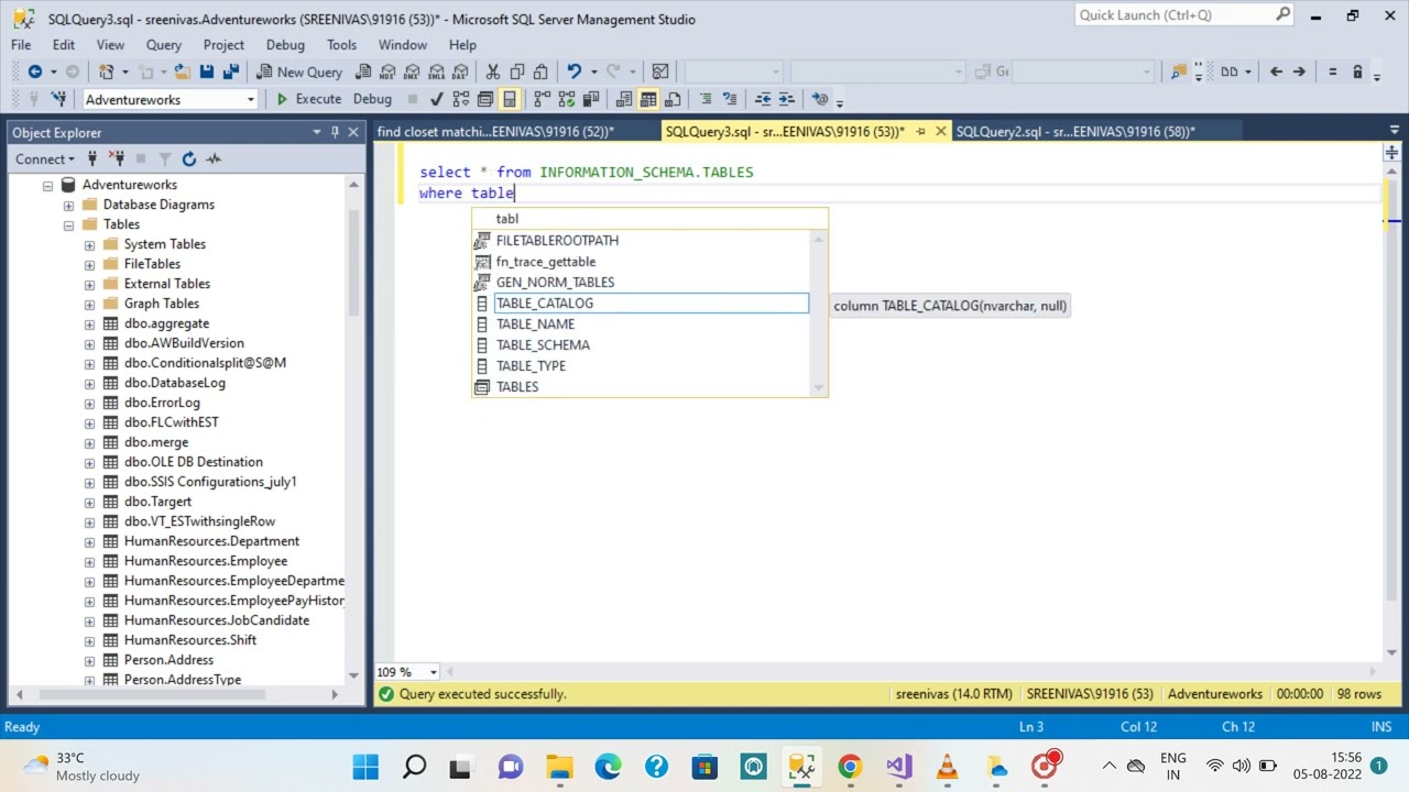 How To Find Table Name In SQL Server Database sql number sqlserver How To Find Table Name In SQL Server Database sql number sqlserver
