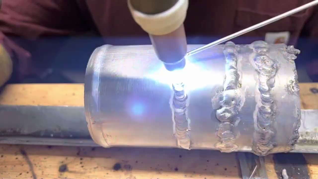 Welding Thin Aluminum Prime Weld 225X - YouTube