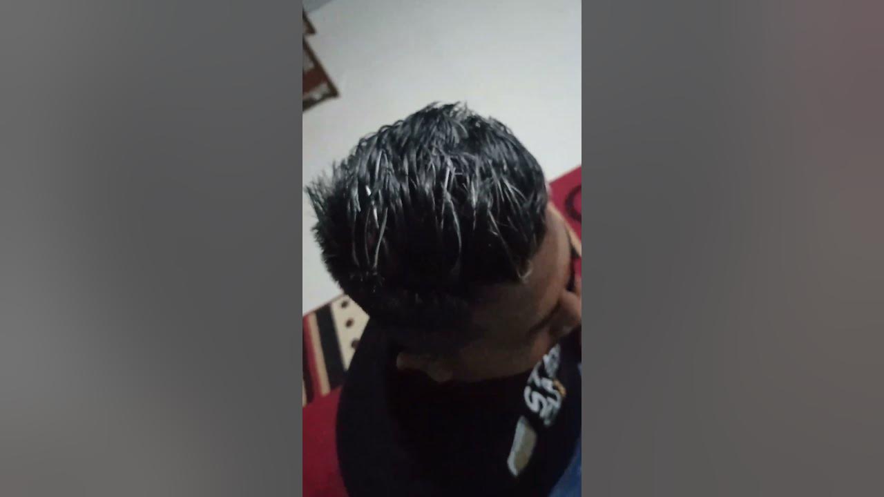 highlight putih uban, cat rambut putih - YouTube