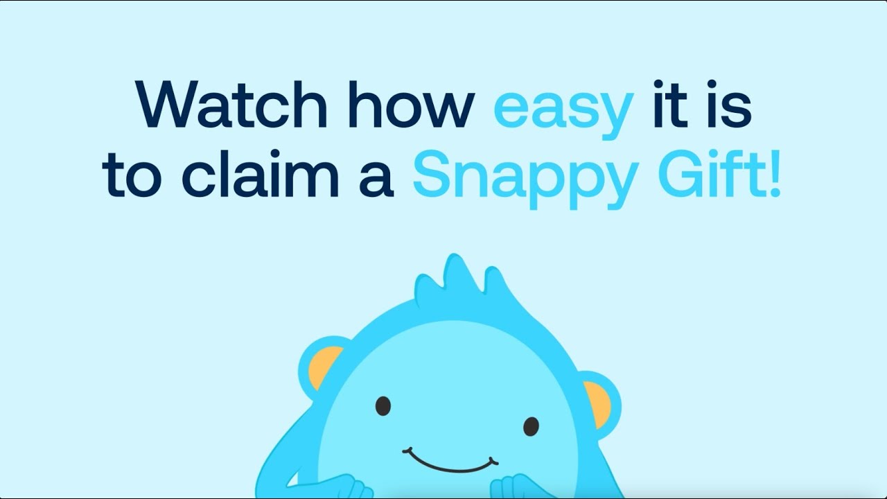 How to Claim a Snappy Gift - YouTube