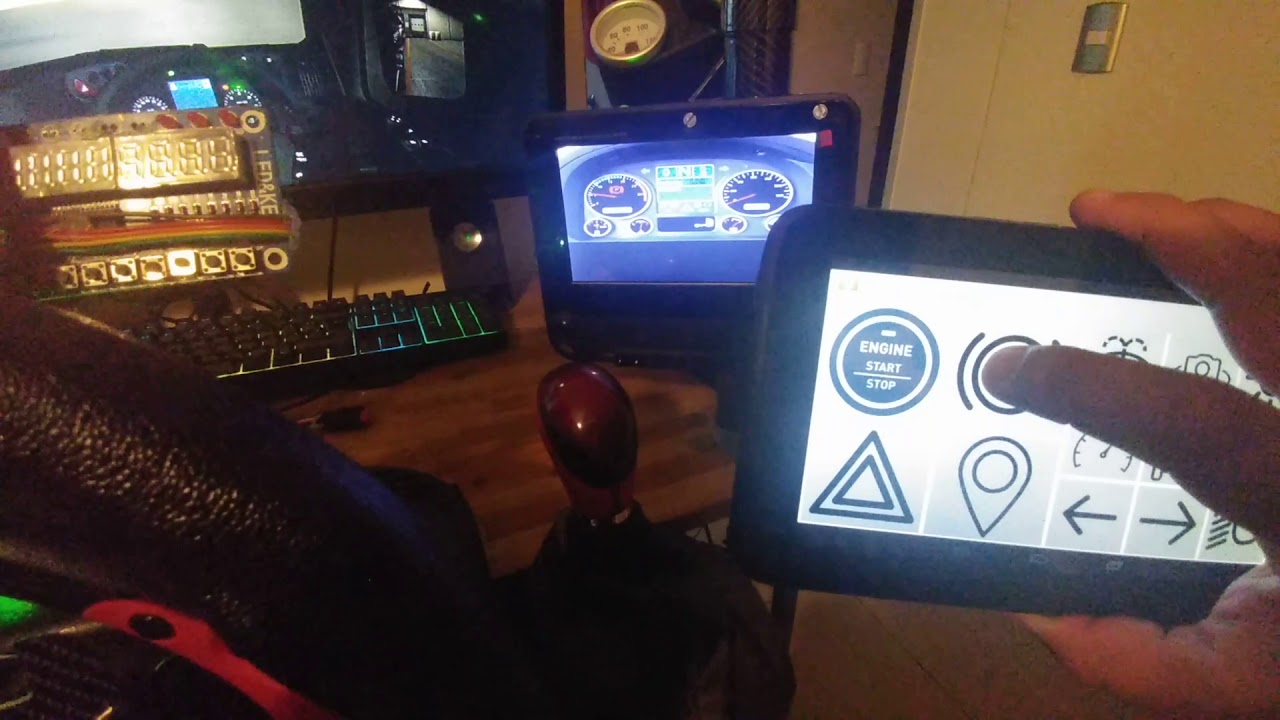 Virtual Button Box ETS2 - YouTube