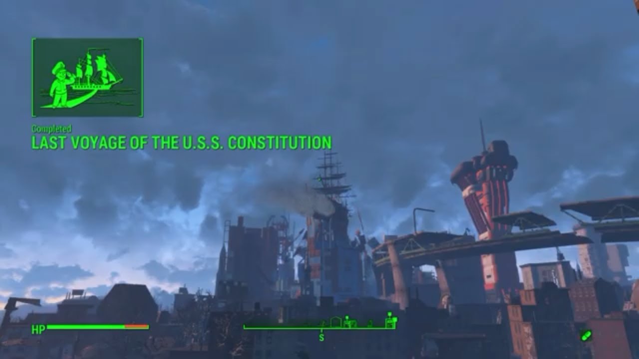 The Last Voyage Of The U.S.S Constitution | Fallout 4 - YouTube