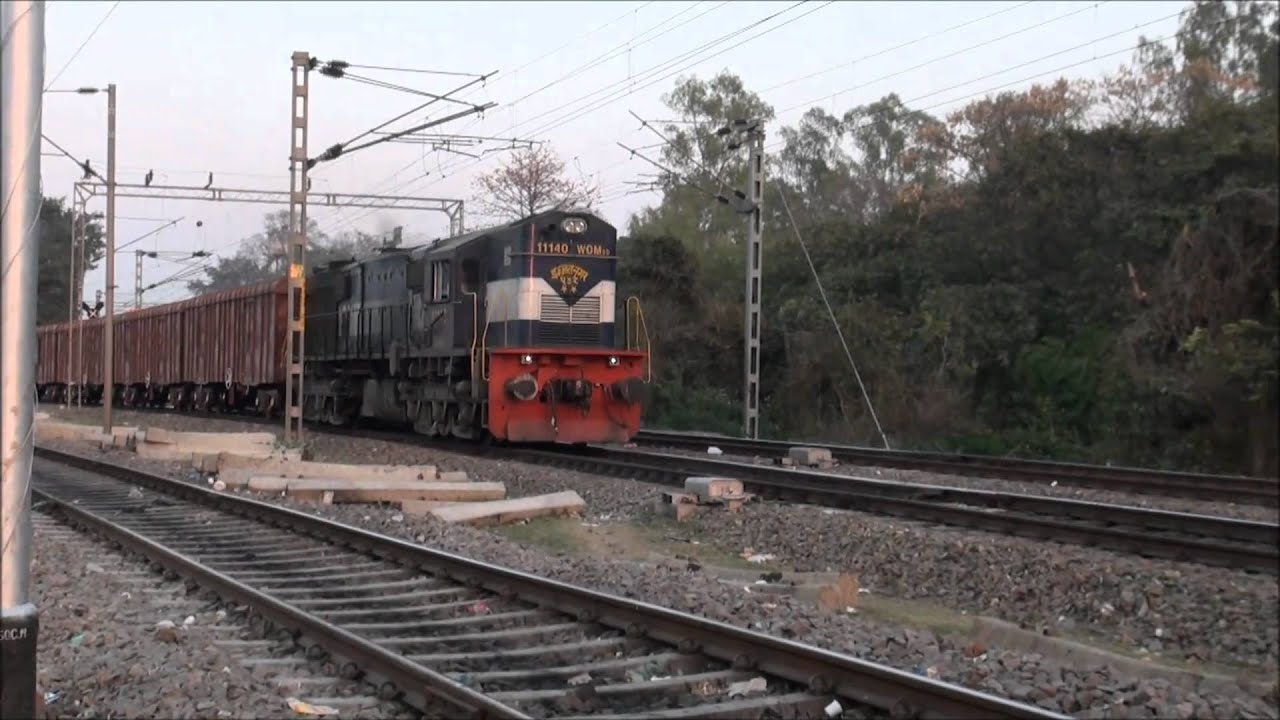 INDIAN RAILWAYS FREIGHT TRAIN IN HD - YouTube