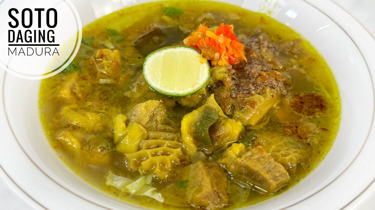 RESEP SOTO DAGING MADURA KHAS JAWA TIMUR - YouTube