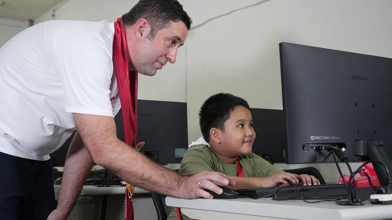 FBM Foundation boosts digital learning at ISCAG School in Cavite - YouTube