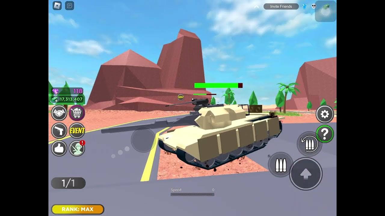 Gamepass Tank Gameplay Military Tycoon (Roblox) - YouTube