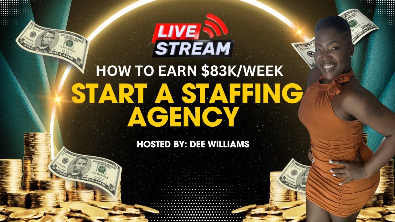 Start a Staffing Agency - Make $83K/Week Consistent Income - YouTube
