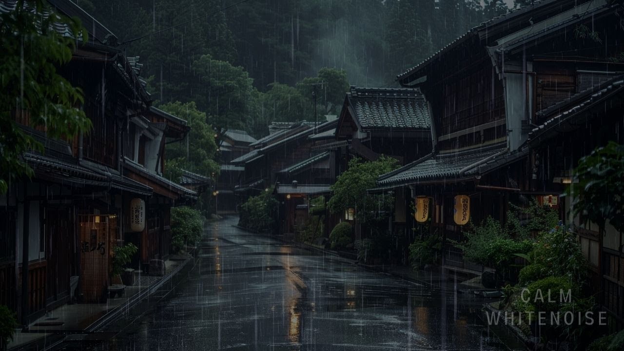 Gentle Rainfall in a Cozy Bedroom: Ideal Rain Sound for Deep Sleep and ...