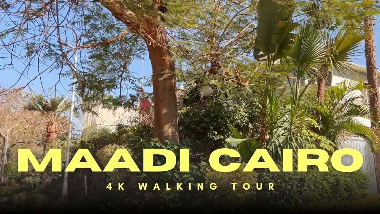 Maadi Cairo Egypt Walking Tour 🇪🇬 | 4K | February 2025 - YouTube