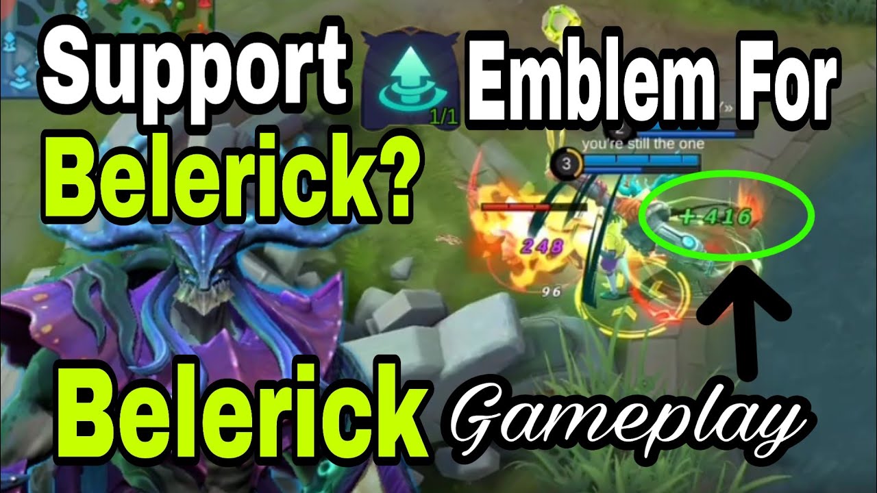 SUPPORT EMBLEM FOR BELERICK? ULTRA HEAL | BELERIC GAMEPLAY | MOBILE ...