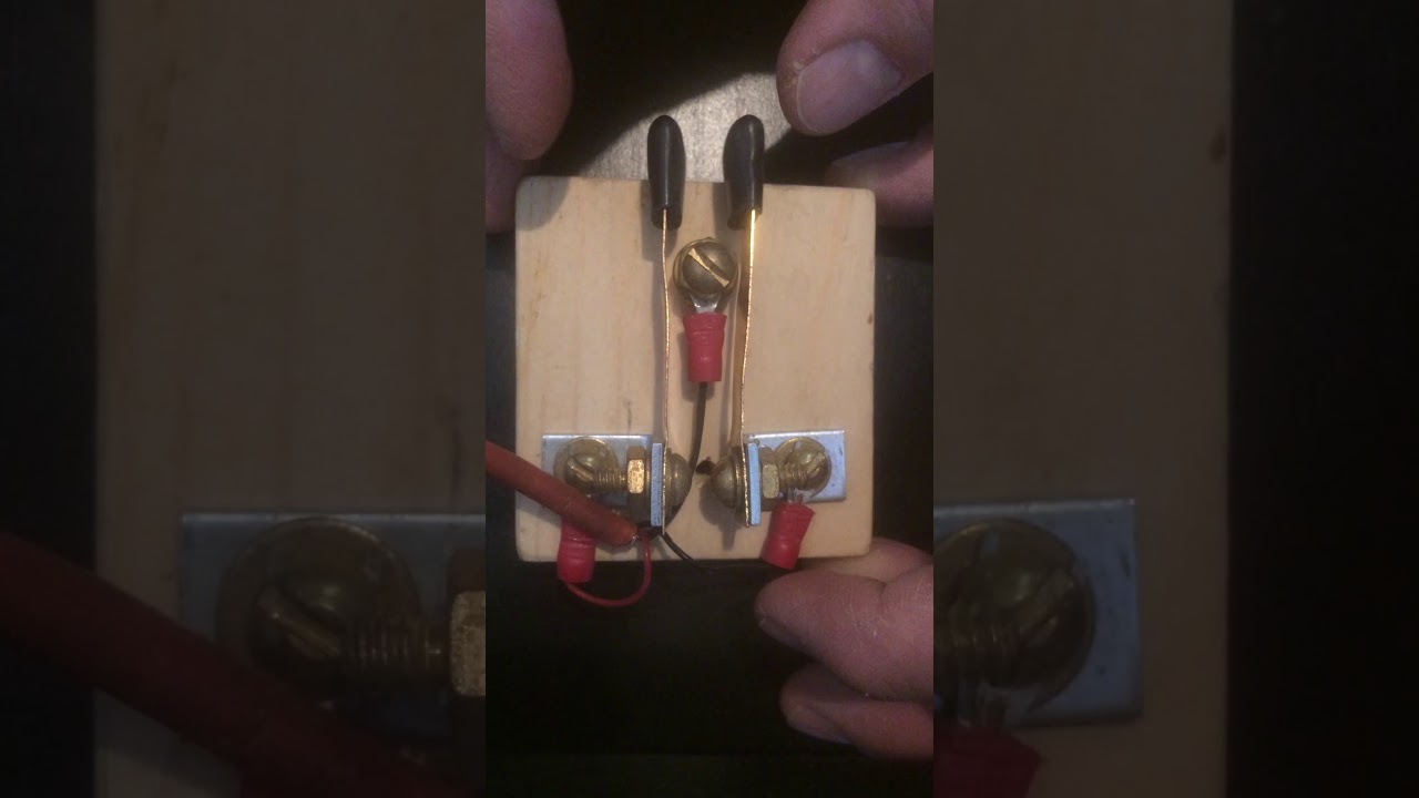 Homebrew Morse Code Paddle - Homemade Iambic Paddle - CW - Ham Radio - YouTube