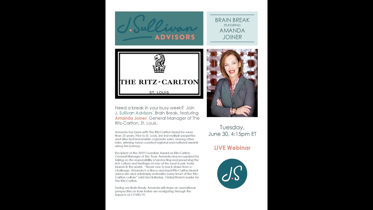 Amanda Joiner's Brain Break with J. Sullivan Advisors - YouTube