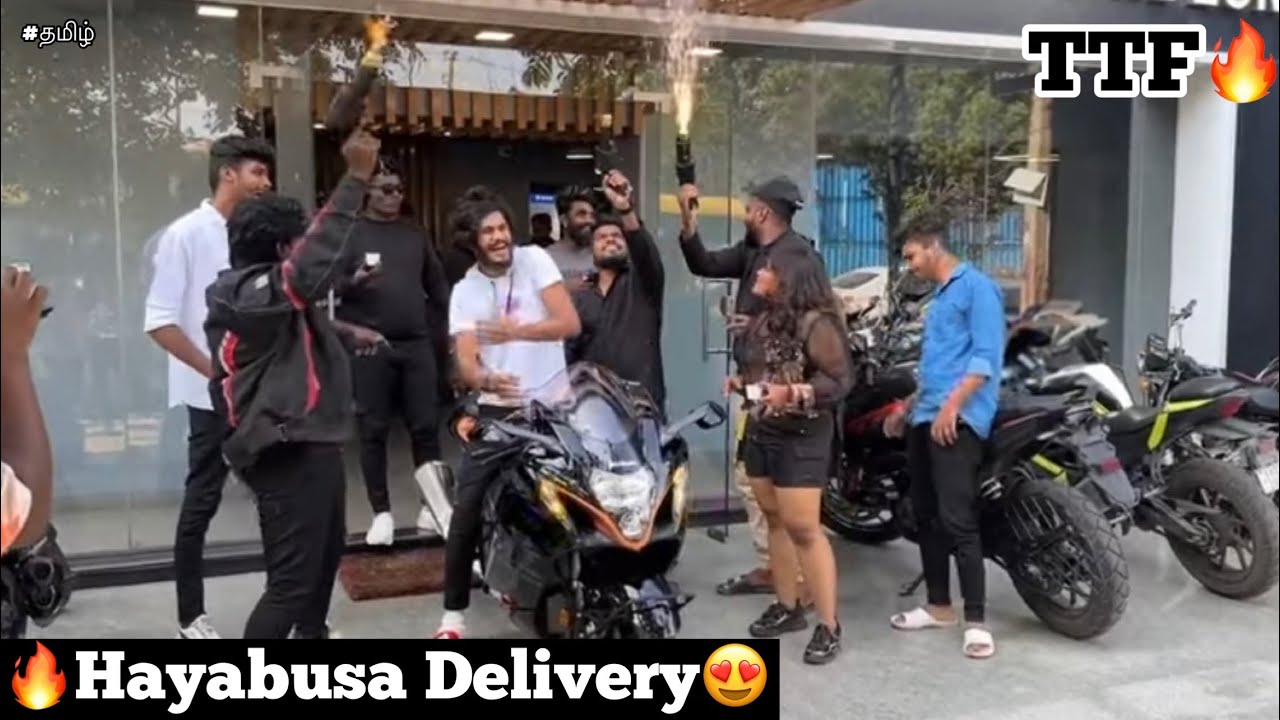 😍Hayabusa Delivery| ️Our Dream Super Bike|TTF|Tamil|Vlog ...