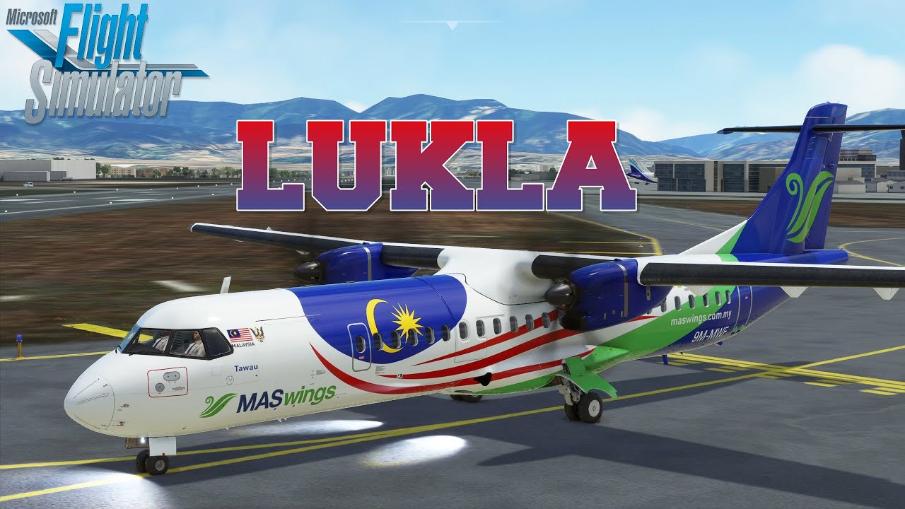 MASWING ATR LAND AT LUKLA, NEPAL | MFS MALAYSIA 2023 - YouTube
