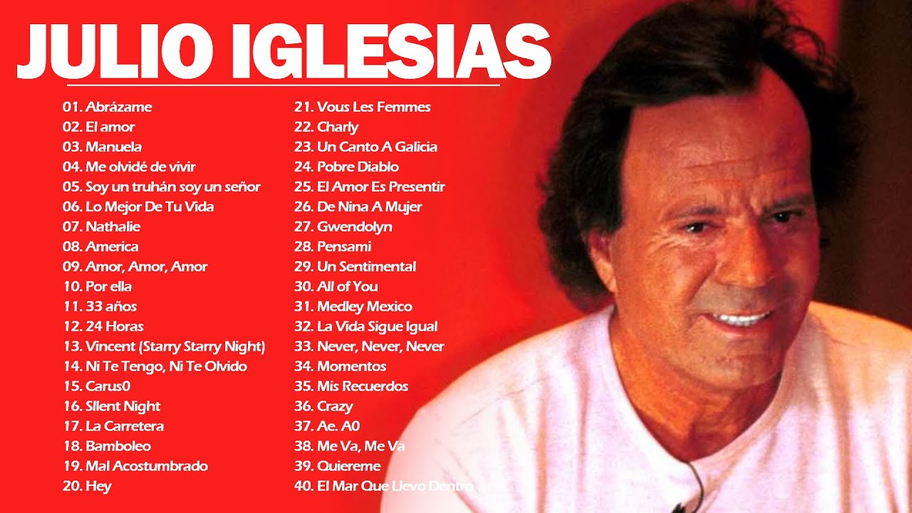 Julio Iglesias Greatest Hits || Best Songs Julio Iglesias Album 2021 ...