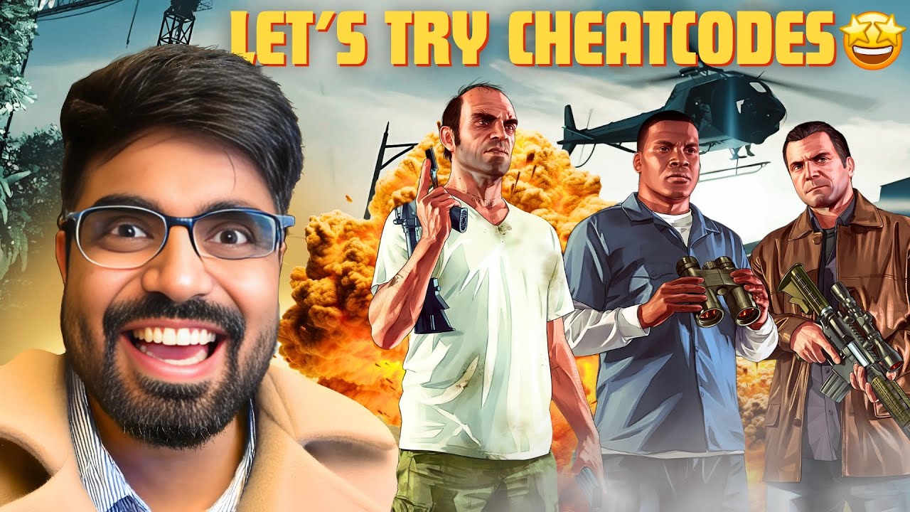 I TRIED GTA V ( ALL CHEATCODES ) - YouTube