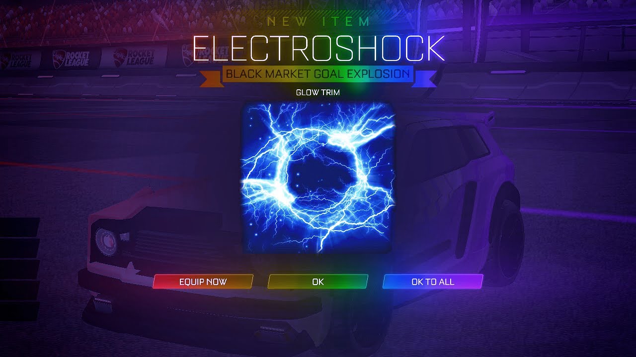 PLAYING ROCKET LEAGUE WITH THE ELECTROSHOCK GOAL EXPLOSION! - YouTube