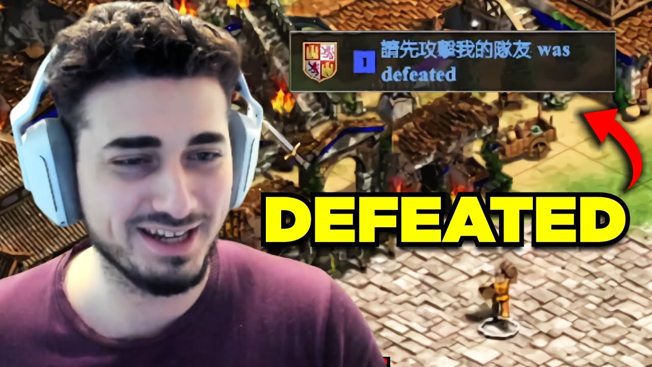 We Defeated One of Them On Blackforest 4v4 | AoE2 - YouTube