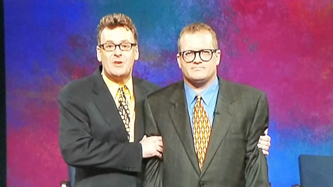 Whose Line-Drew trips & falls and they all rally! - YouTube