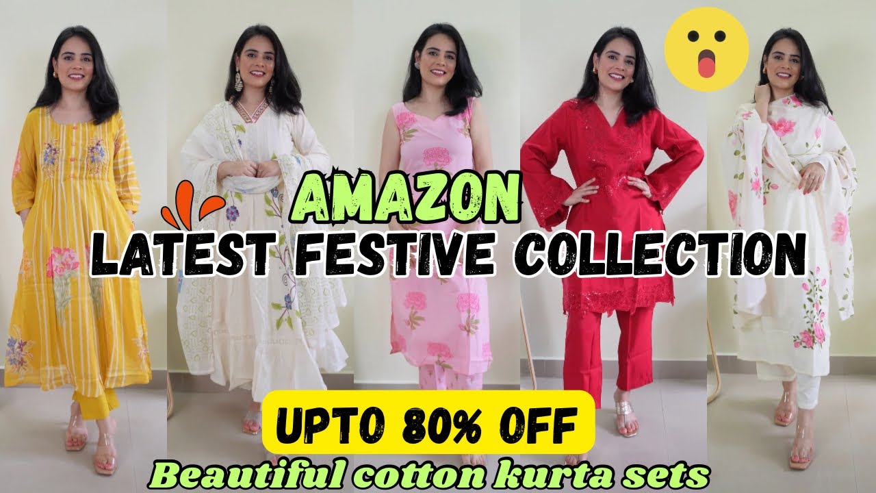 Amazon freedom festival sale 50-80% off ,latest kurta sets for ...