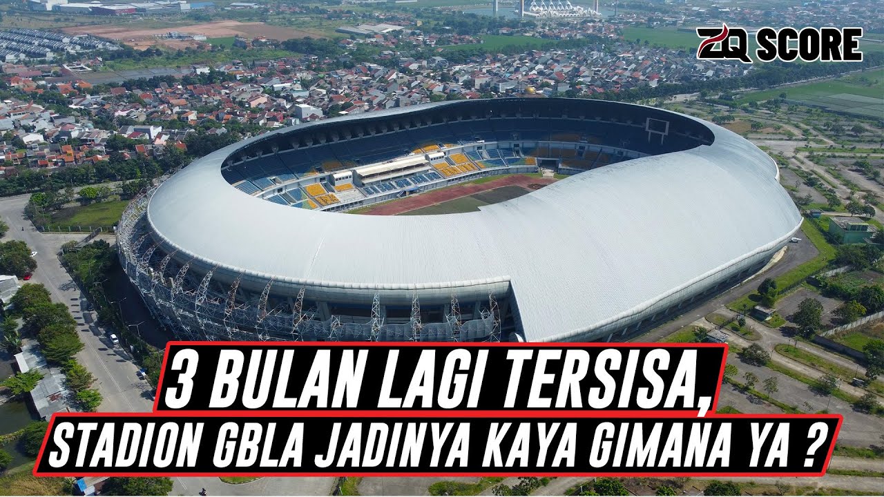 5 BULAN PENGERJAAN LAPANGAN STADION GBLA MASIH TETAP SEPERTI INI - YouTube