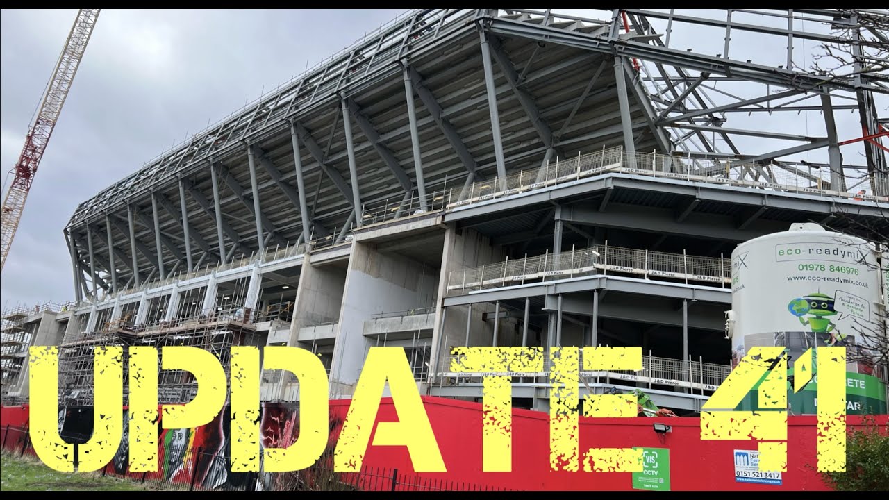 17th February 2023 | Anfield Road Stand Expansion | Update 41 - YouTube