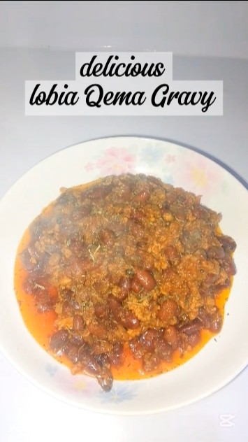 Enjoy your very moment of cooking, Today Recip "Lobia Qema Gravy" - YouTube