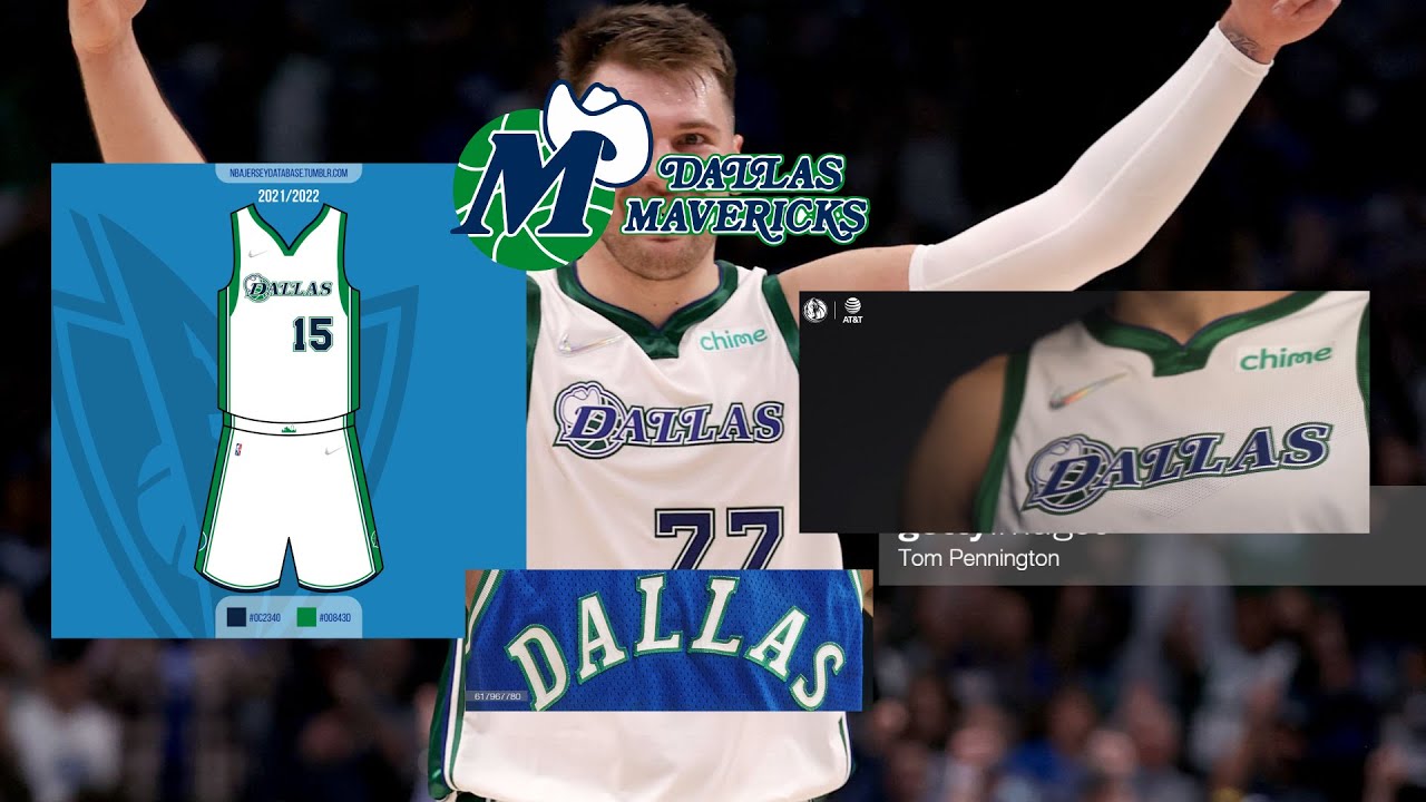 Branding the Mavericks 2022 Update | Detailing the NBA 75th Anniversary ...