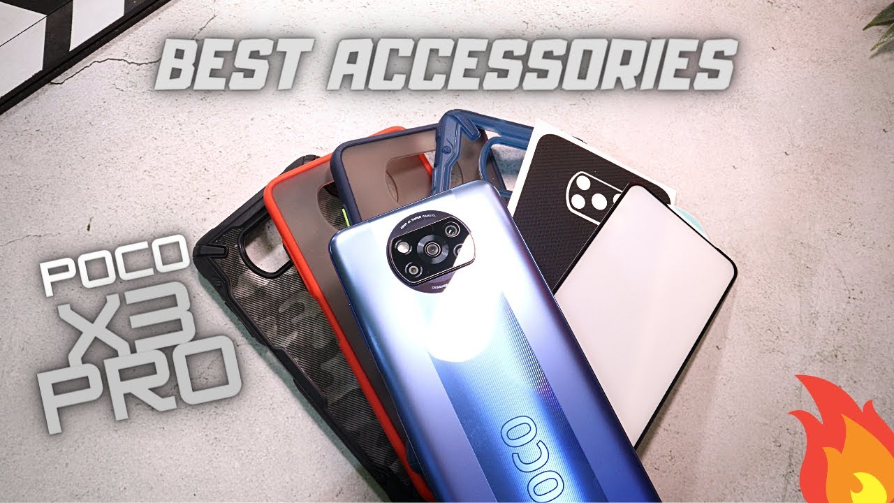 Best Accessories For Poco X3 Pro || cover,screen guard,skin,camera ...