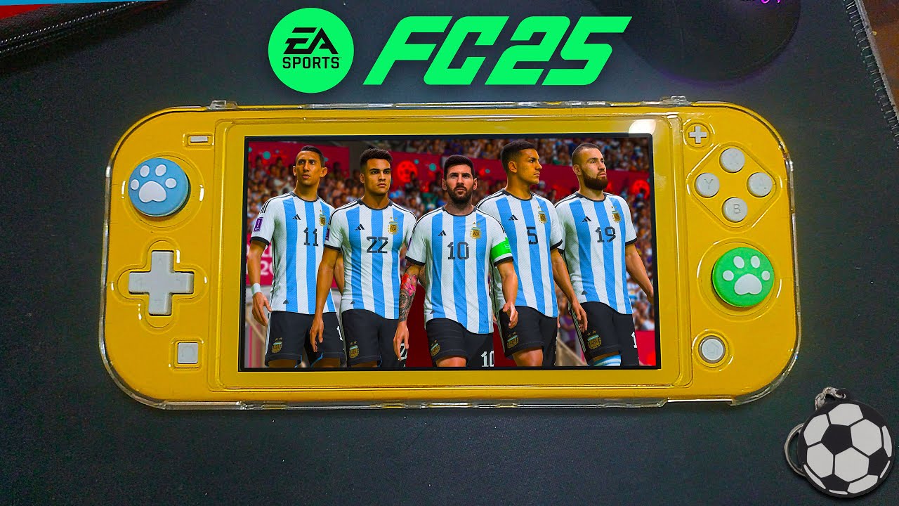EA Sports FC 25 Nintendo Switch Lite Gameplay and Performance! - YouTube