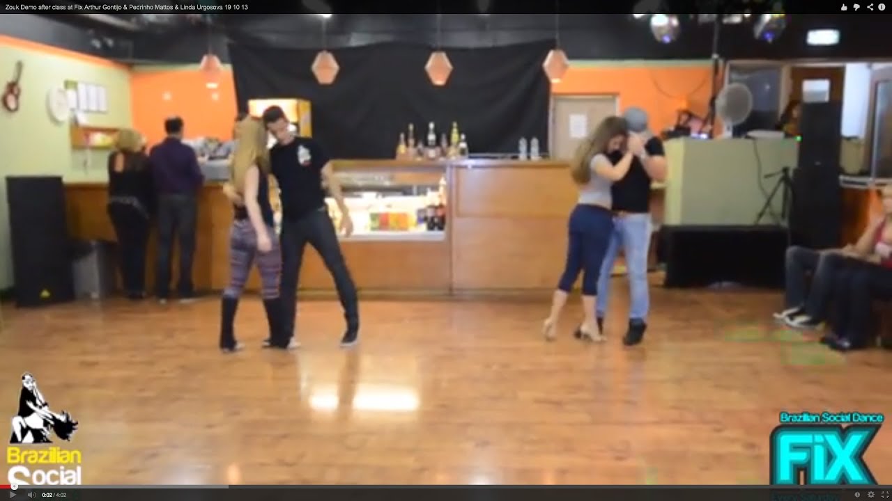 Zouk Demo at FIx - Arthur Gontijo & Anna De Simoni - Pedrinho Mattos ...