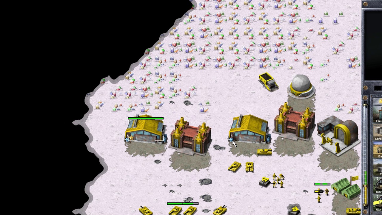 C&C Red Alert Remastered 8 players 8 teams - YouTube