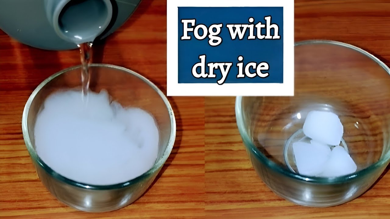 Making Fog With Dry Ice || Dry Ice Experiment - YouTube
